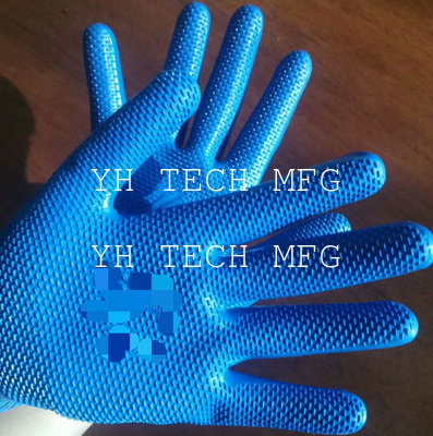 13G polyester Gloves With Latex Embossing Crinkle,Protective Work Glove,Gloves,Protected Glove,Coated,Dipped