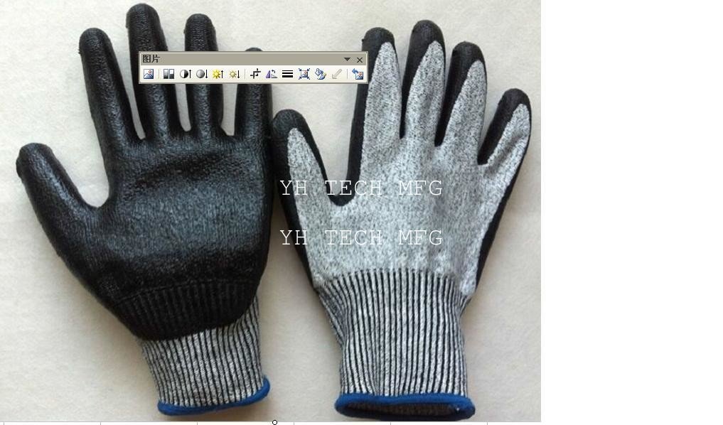13G HPPE Glove Nitrile Coated,Cut Resistance Glove,Safety Gloves,Work Glove,Glove,Protect Glove,Coated Gloves,Protective