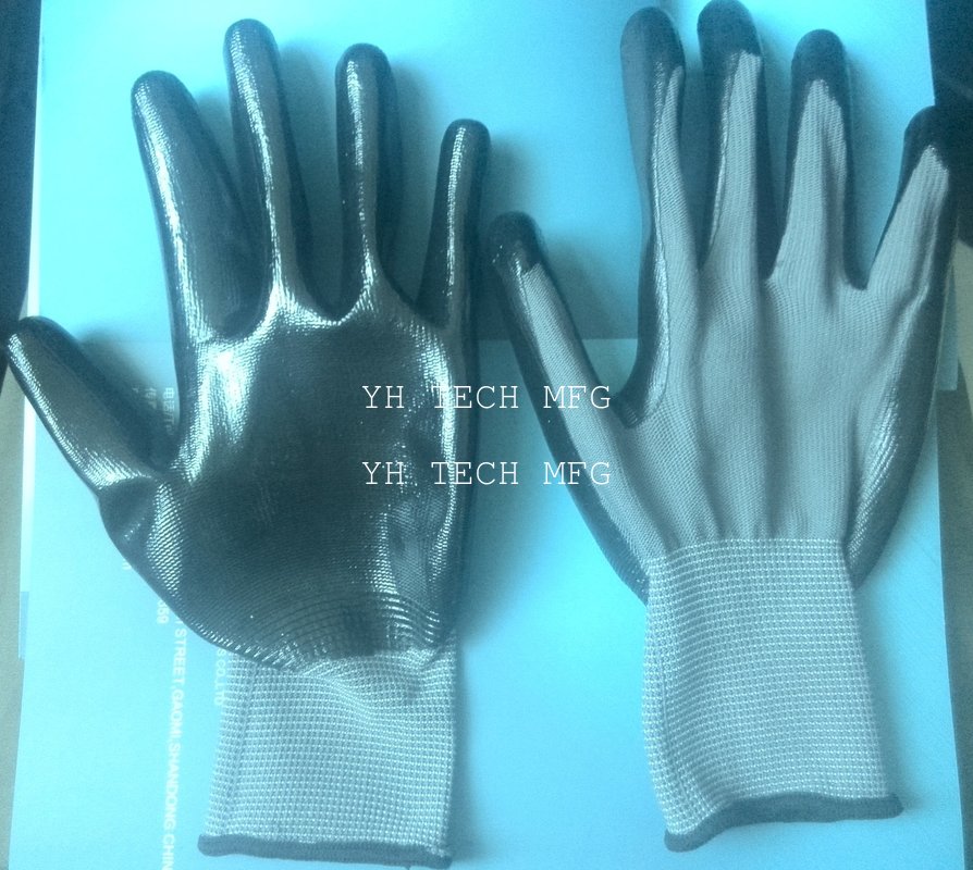 13G polyester glove Nitrile coated,safety gloves,protective work glove,glove,gloves,protected glove,coated,dipped