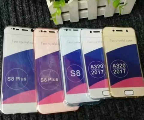 360 Degree Full Body Soft TPU Front And Back Phone Case Cover  for Samsung