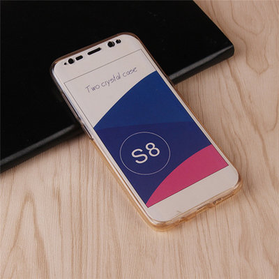 360 Degree Full Body Soft TPU Front And Back Phone Case Cover  for Samsung