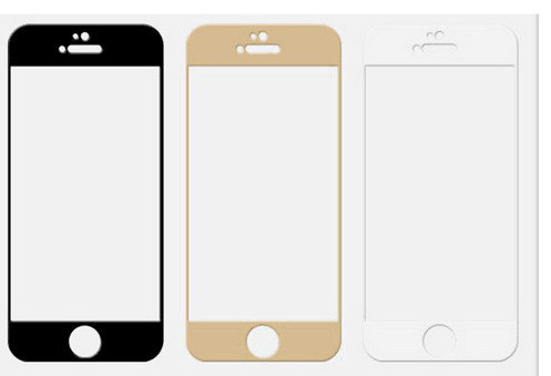 Colorful  glass screen protector for iphone5