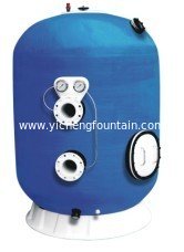 China Swimming Pool Side Mount Depth Fiberglass Sand Filters with sight glass & manhole supplier