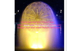 China Brass Material Dandelion / Sphere Water Fountain Nozzles For Outdoor Lanscape supplier