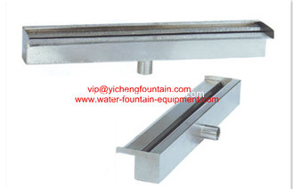 China Water Fall Nozzle Pond Fountain Kits With Or Without Led Light supplier