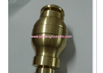 China Chrome Brass Adjustable Straight Spray Foam One Inch Fountain Nozzles For Ponds supplier