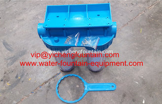 China 10 inch Under Sink Plastic Water Purifier Of Pool Fog Machine Without Electricity 2 Double Stages supplier
