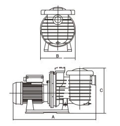 SCPB Series Centrifugal Swimming Pool Pump supplier