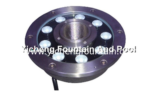 DMX512 4 Lines Control LED Underwater Fountain Lights Middle Hole Type supplier