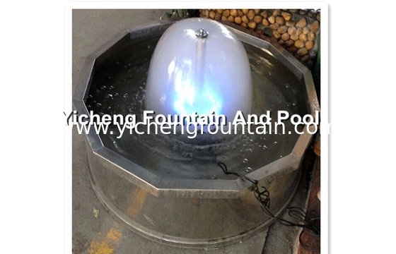 Portable Water Fountain Equipment Steel 100cm - 300cm For Small Fountain System supplier