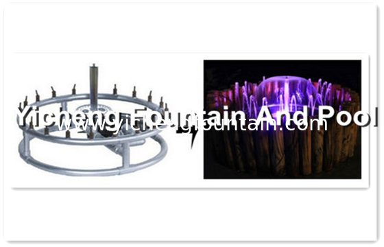 Garden Decoration Water Fountain Equipment Resin Small Inside Wooden Basin supplier