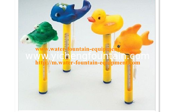 9 inch Swimming Pool Cleaning Equipment 4 Kinds Animals Floating Thermometer supplier