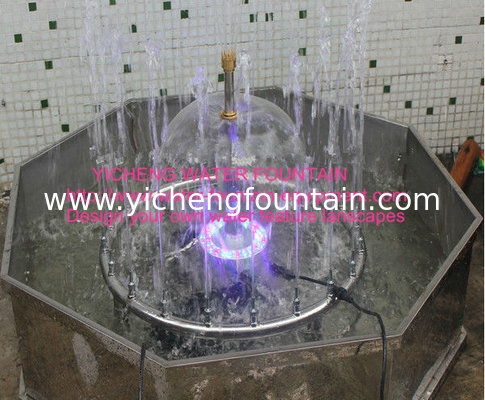 Portable Garden Decoration Dancing Water Fountain Stainless Steel Piping supplier