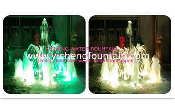 Portable Garden Decoration Dancing Water Fountain Stainless Steel Piping supplier