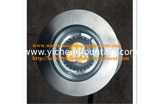 Stainless Steel Underwater Fountain Lights MR16 50W Halogen Screw Under Cover supplier