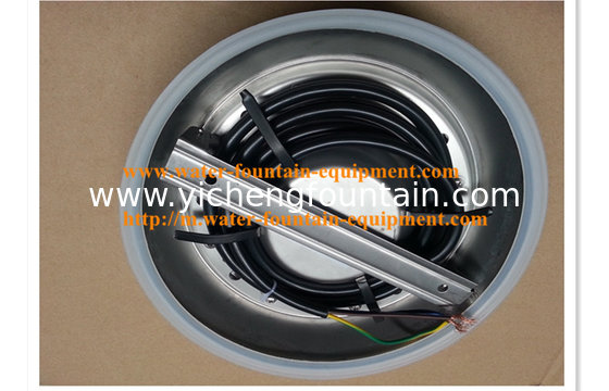Stainless Steel Wall Mounted Underwater Swimming Pool Lights Dia 230mm White Rings supplier