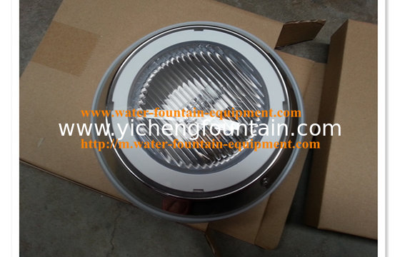 Stainless Steel Wall Mounted Underwater Swimming Pool Lights Dia 230mm White Rings supplier
