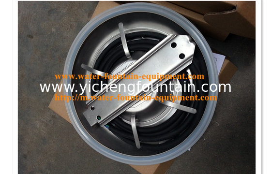 Stainless Steel Wall Mounted Underwater Swimming Pool Lights Dia 230mm White Rings supplier