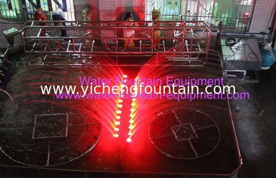 Seagull Swing Spray Water Dancing Fountain By Swing Motor / Nozzles / Submerge Pump supplier