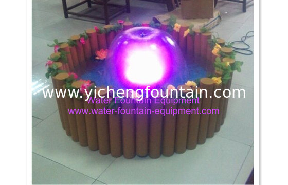 Indoor / Outdoor Crystal Mushroom Water Fountain Set With Lights , 68cm -100cm supplier