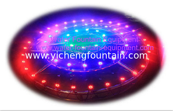 Dia 1m Round Water Fountain Equipment / Portable Music Control Fountain SS304 supplier