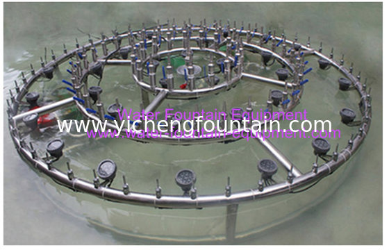 2m OD SS304 Musical Water Fountain Equipment Wedding Cake Fountains supplier