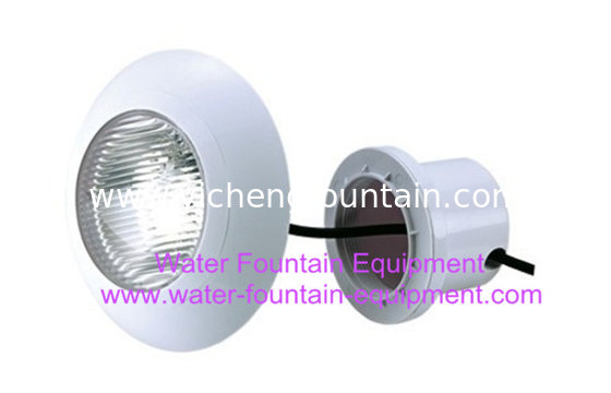 Plastic Inground Halogen LED Swimming Pool Light Fixtures Niche RGB / Cold White supplier