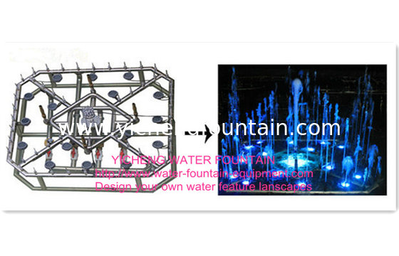 Square Outdoor Water Fountain Equipment Dancing Water Fountain Easy Install supplier