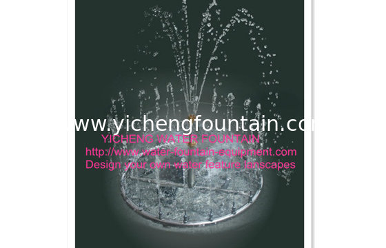 Diameter 68cm Smoky Shape Water Fountain Equipment Stainless Steel supplier
