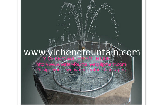 Diameter 68cm Smoky Shape Water Fountain Equipment Stainless Steel supplier