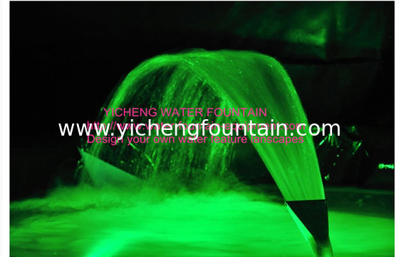 Fully SS304 Material Laminar 45 Degree Fan Fountain Nozzles 1 Inch supplier