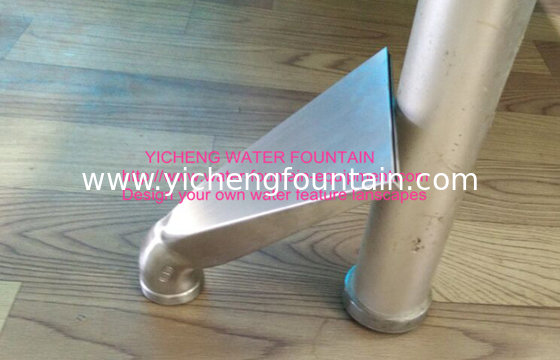 Fully SS304 Material Laminar 45 Degree Fan Fountain Nozzles 1 Inch supplier