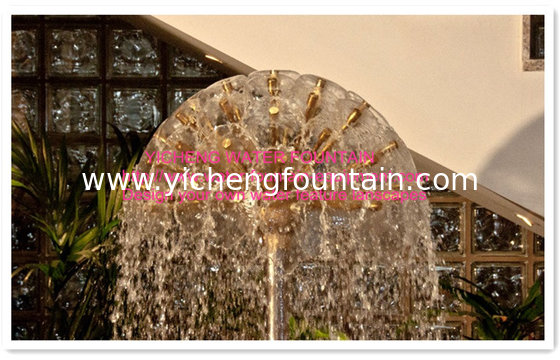 Copper Chromplated Semisphere Water Fountain Nozzles Mini Hemisphere Indoor Outdoor supplier