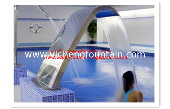 Fully SS Water Fountain Equipment Water Curtain For Outdoor And Indoor Pools supplier