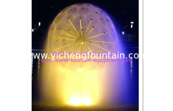 2 Inch Dandelion Sphere Pond Fountain Nozzles For Water Features supplier