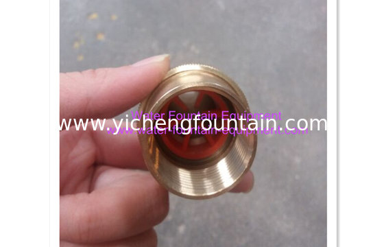 Brass Dancing Adjustable Pond Fountain Heads With Or Without Valve supplier