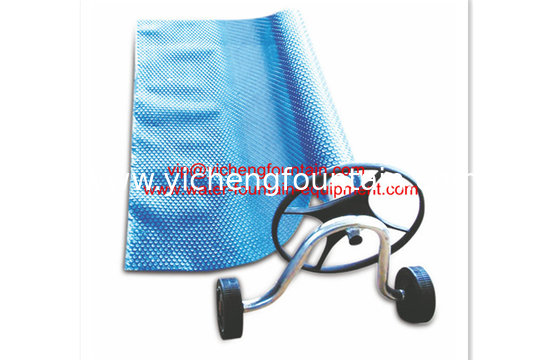 Outdoor Above Ground Manual Roller For Swimming Pool Cover Aluminium And SS Material supplier