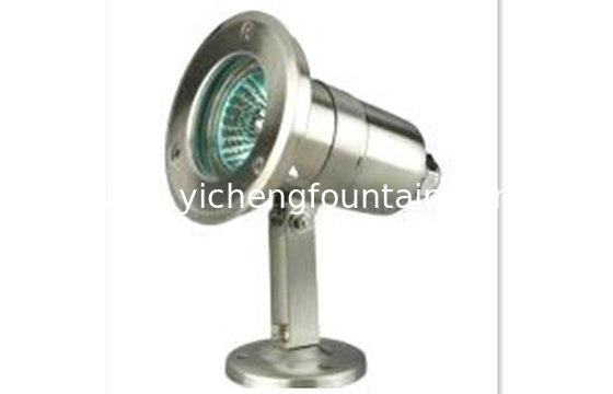 Stainless Steel Waterproof Underwater Fountain Lights IP68 3 X 1W RGB Stand Type supplier