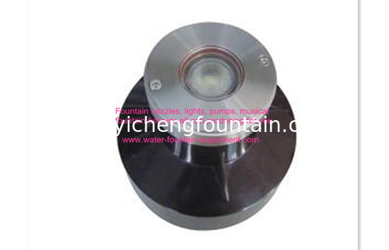 SS316 Underwater Fountain Lights With Plastic Niche 1x3W LED IP68 supplier