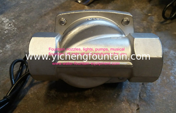 SS304 IP68 Two Ways Solenoid Valve Water Fountain Equipment DC24V Underwater Type supplier