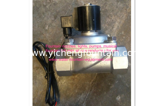 SS304 IP68 Two Ways Solenoid Valve Water Fountain Equipment DC24V Underwater Type supplier