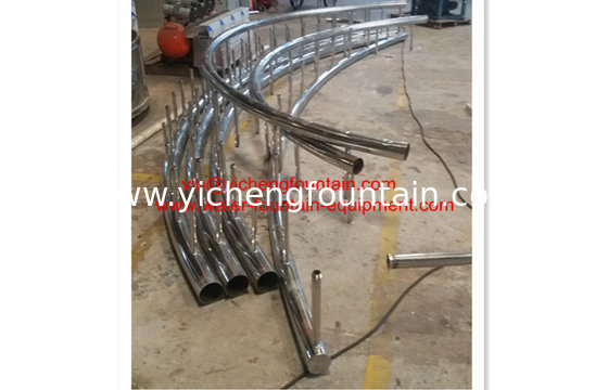 Stainless Steel Water Fountain Equipment Spray Ring Pipe Base Any Inchs supplier