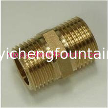 Stainless Steel NPT BSP Two Sides Male Thread Connector For Fountain Frame DN15 - DN200 Pipe Nipple supplier