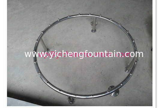 Customized Water Fountain Pipe Frame Made In Fully Stainless Steel Material With Valves And Fast Connectors supplier