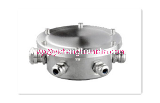 Waterproof Underwater Led Fountain Lights Stainless Steel Junction Box With Different Size Joints IP68 supplier