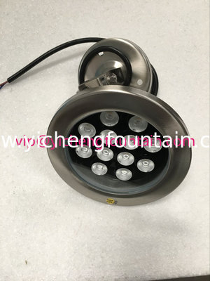 36W Warm White Outdoor LED Underwater Fountain Lights IP68 With Stand 160mm Diameter supplier