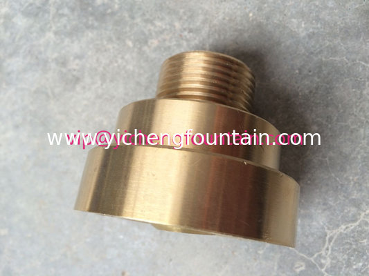 Adjustable Dry Straight Spray Fountain Nozzle Brass Material DN25 Connection Size For Floor Fountains supplier