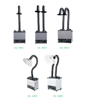 China Cheap price  Smoke purifier single head and double head filter machine blue gray color supplier