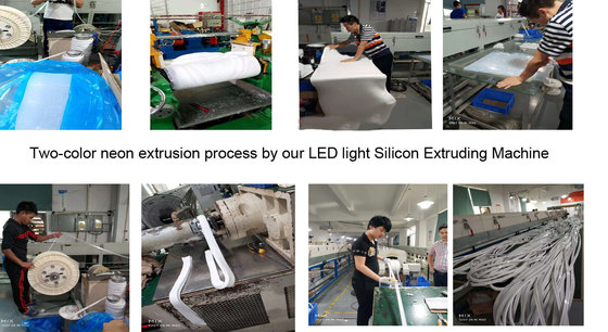 Yiermai Silicone lamp belt extruder silicone extruder machine plastic extruder / Neno strip supplier