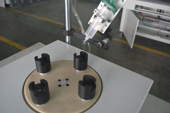 Yiermai Glue machine desktop dispensing robots LED  bulbs glue machine UV glue four working place supplier